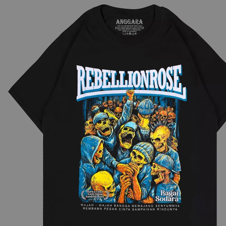 Rebellion ROSE T-SHIRTS VARIOUS SODARA / PUNK BAND T-SHIRTS / RS T ...