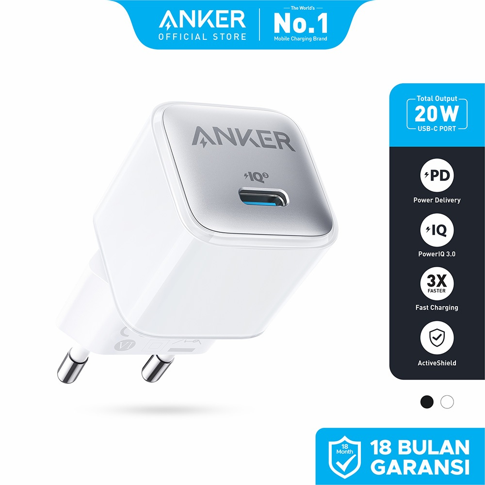 Al Wall Charger Anker PowerPort Nano Pro 20W - A2637 | Shopee Malaysia