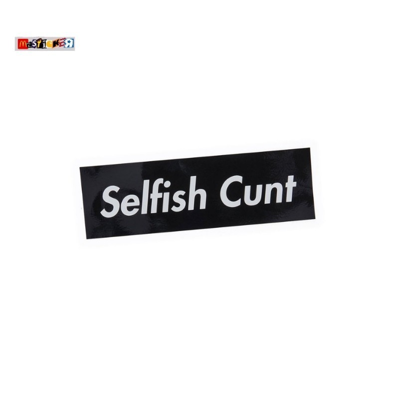 Rick Owens Selfish Cunt sticker | Shopee Malaysia