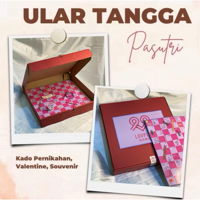 Pink Snakes and Ladders Couple Game | Shopee Malaysia
