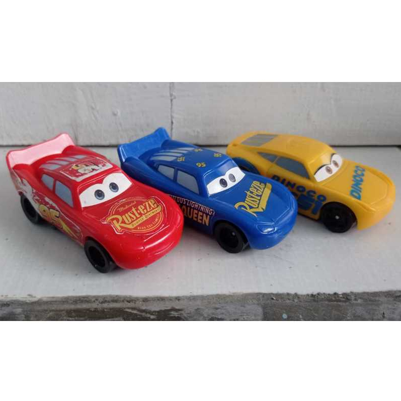Diecast Mattel Mini Racers Disnep Pixar Cars Set of 3 Loose | Shopee ...