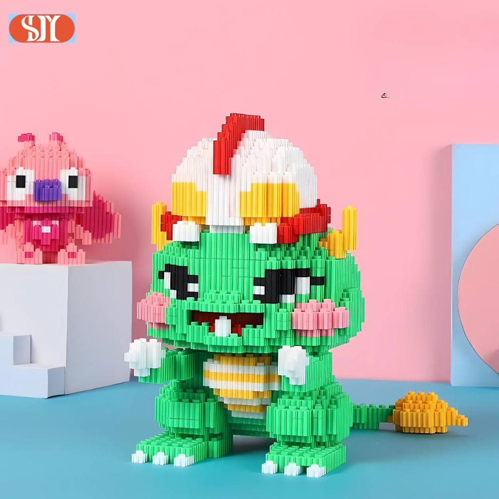 Nano Block Bricks Godzilla x Ultraman Medium Animation Character 3D ...