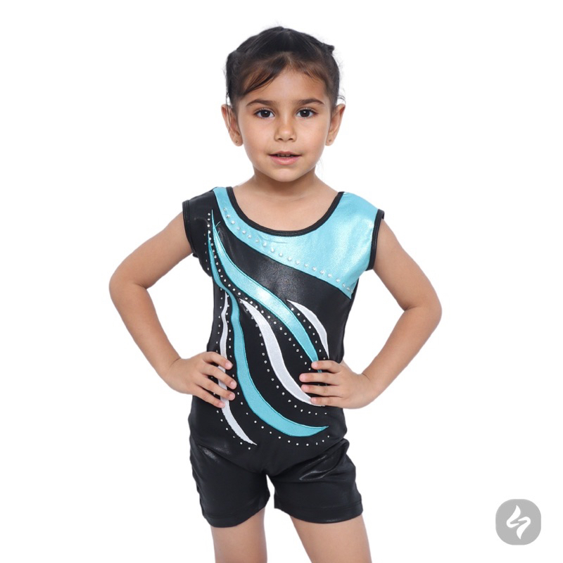 Savasa - GYMNASATICS LEOTARD - Emma Turqoise | Shopee Malaysia