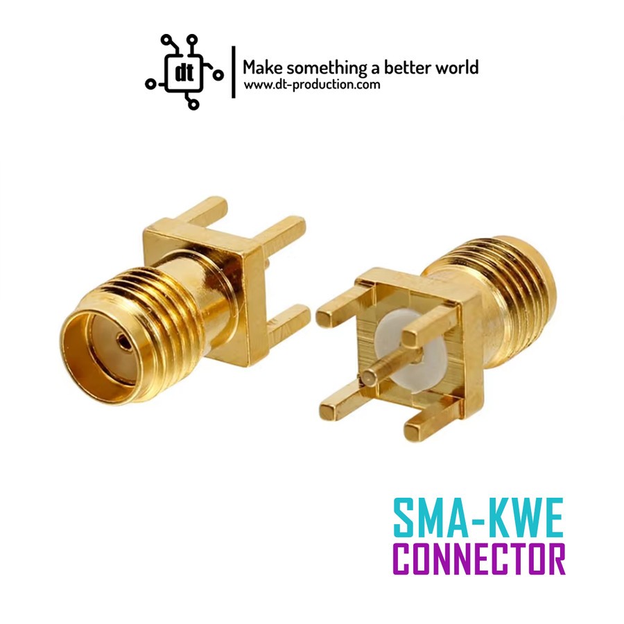Sma KWE Female antenna connector PCB antenna connector | Shopee Malaysia
