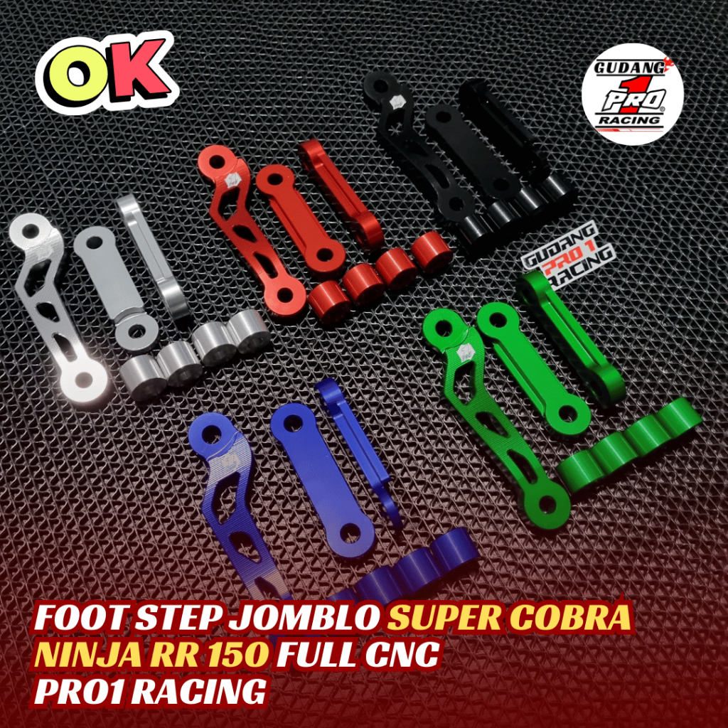 Foot STEP JOMBLO SUPER COBRA NINJA RR 150 FULL CNC PRO1 RACING | Shopee ...