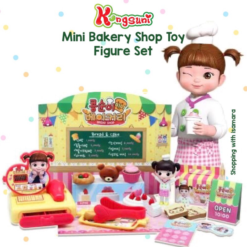 Kongsuni Mini Bakery Shop Toy Figure Set | Shopee Malaysia