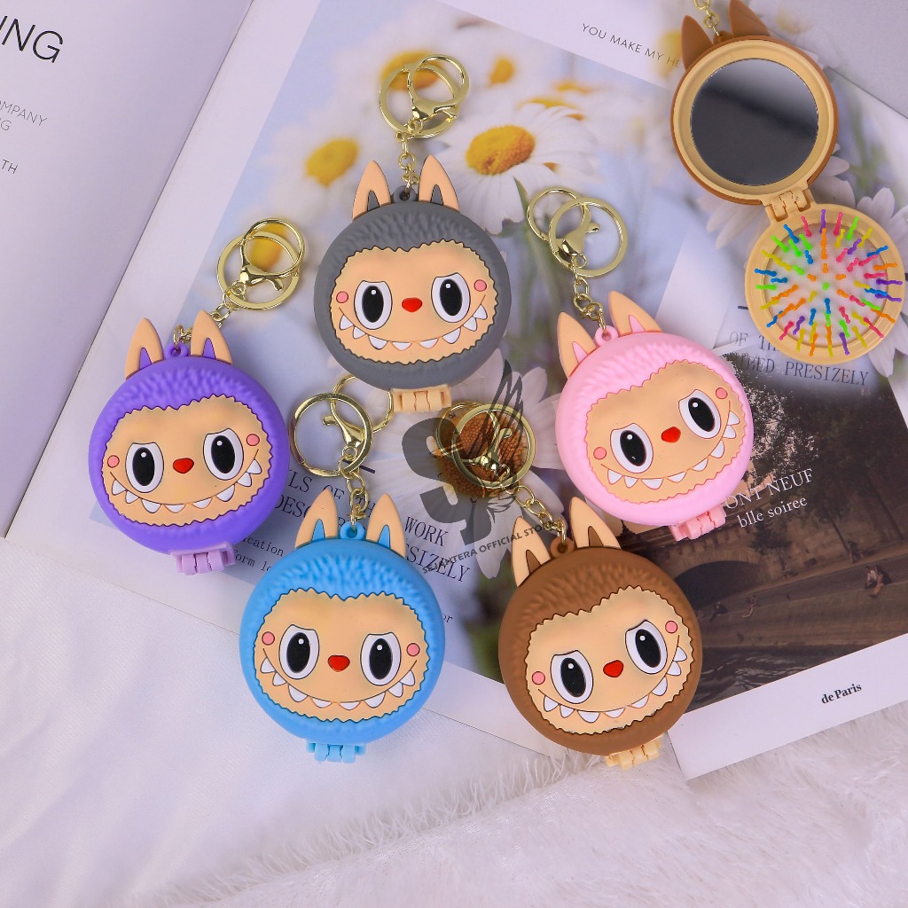 GANTUNGAN Always PROSPEROUS - Hair Comb + 2in1 Labubu Folding Round ...