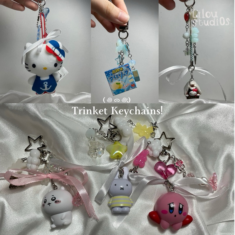 Liloustudios // Japan Trinket Keychain Gotochi Gacha Beads Cute ...
