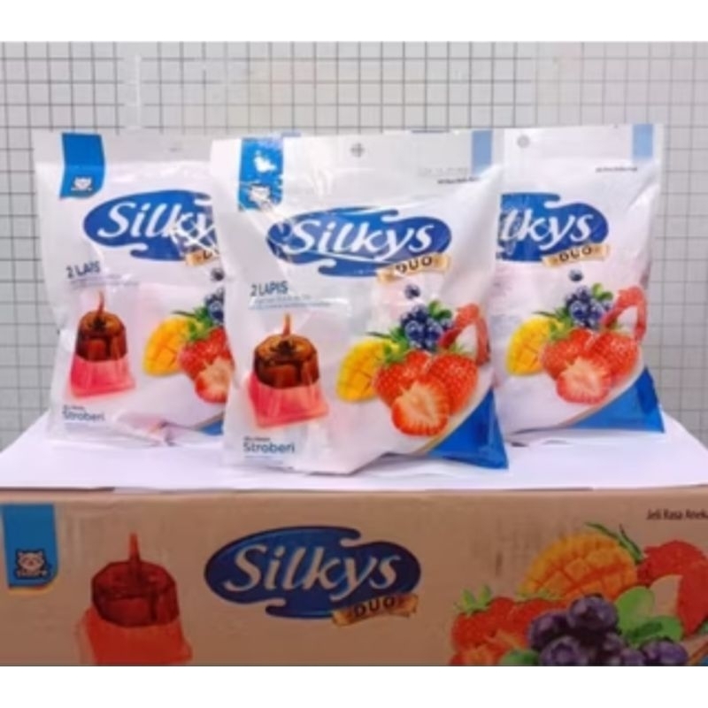 Silkys duo layer pudding (1 bag contains 10 pcs) | Shopee Malaysia