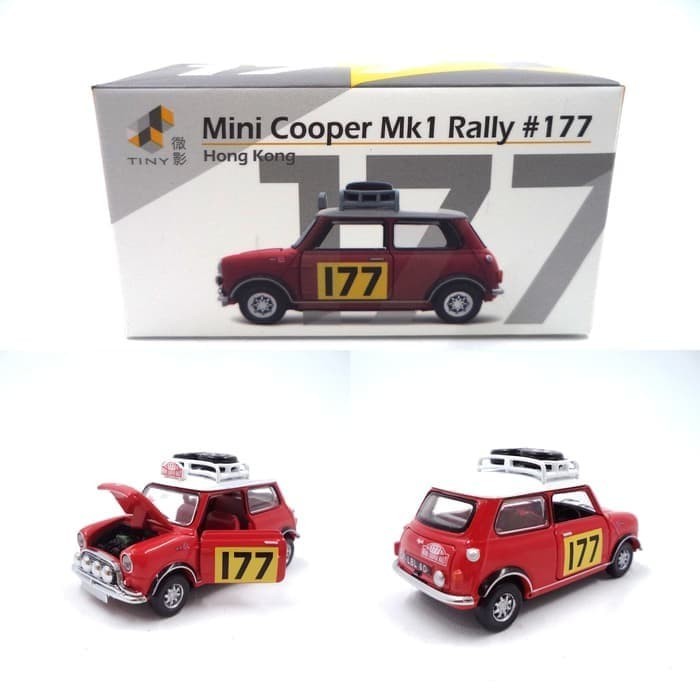 Diecast TINY 1:64 Mini Cooper MK 1 Rally 177 Hong Kong | Shopee Malaysia
