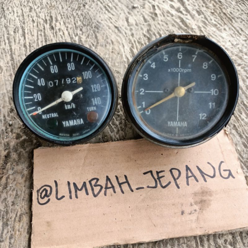 Original Second hand Yamaha RX100 Speedometer | Shopee Malaysia