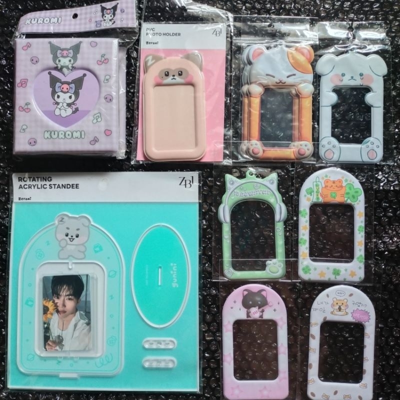 Photocard pc holder cahol duckyworld meowstar keyring poca fish kitten ...