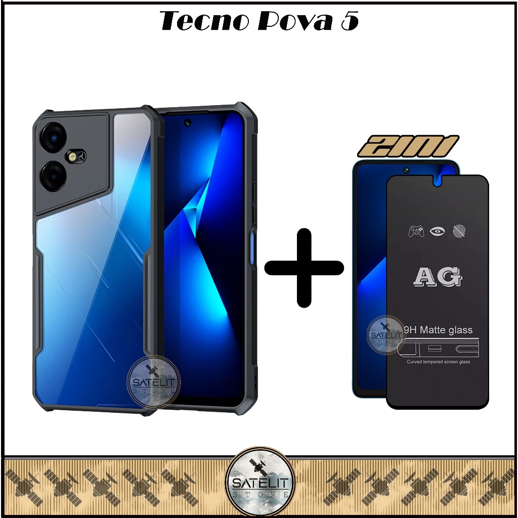 LAYAR 2in1 Case Package Tecno Pova 5 Pova 5 Pro Pova 6 5G 6 Pro 5G Pova ...