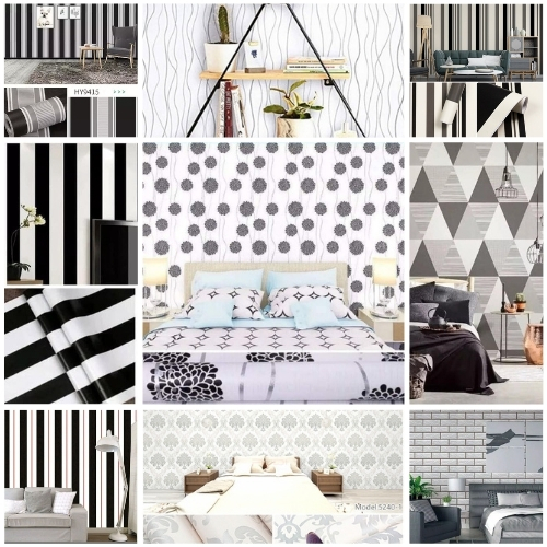 HITAM Wallpaper Wall Stickers Wallpaper Sticker Wallpaper Stickers ...