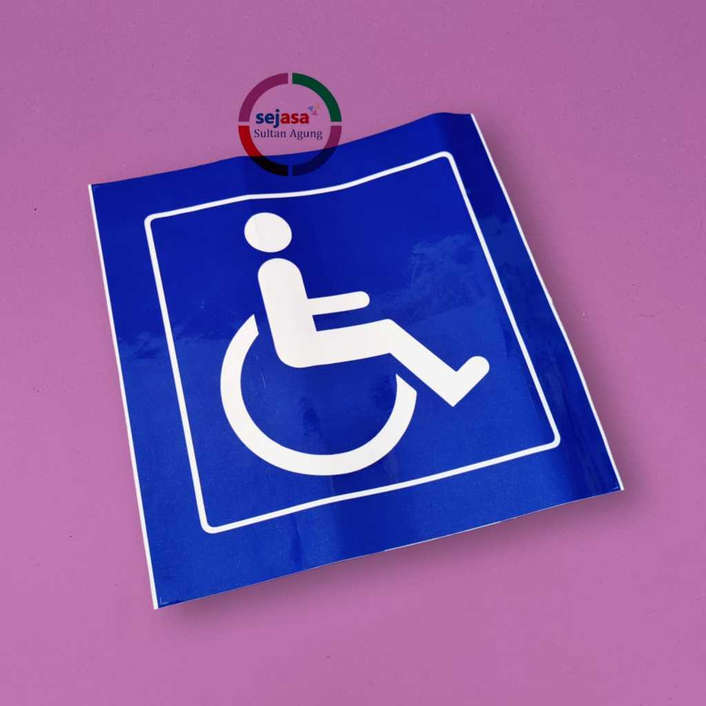 Difable Stickers | Floor STICKERS | Wheelchair Emblem Floor Sticker ...