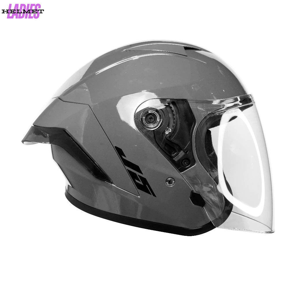 Mla J5 Gray Glosy Helmet Handsome Package Aerodynamics spoiler SNI ...