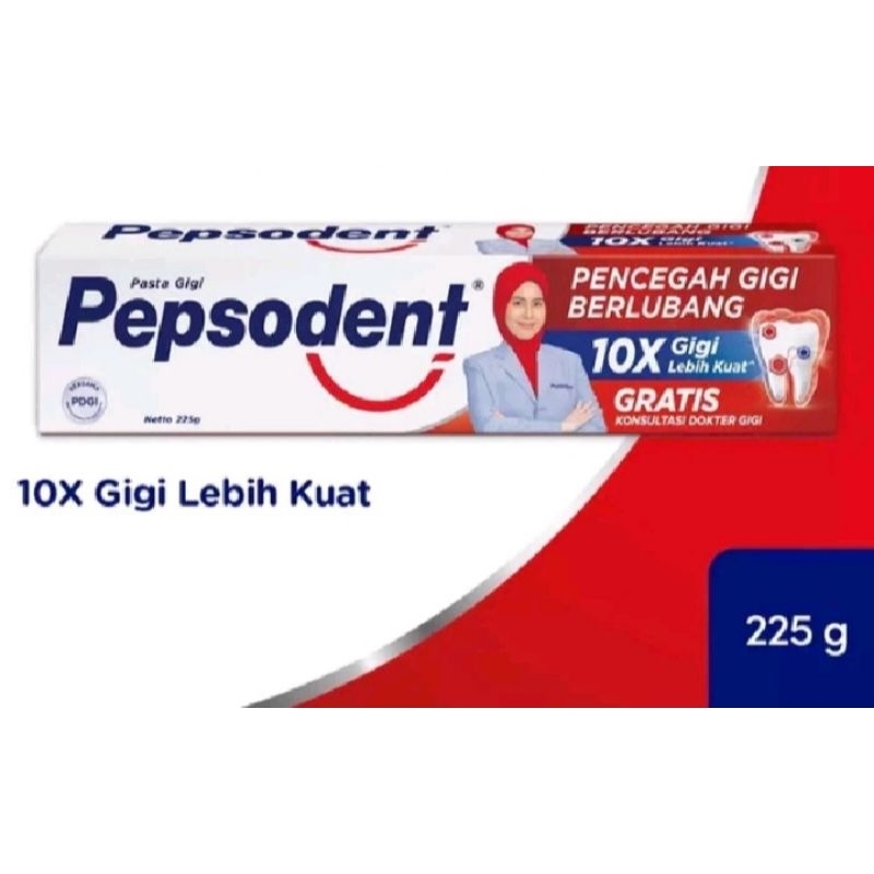 Pepsodent Cavity Toothpaste 10X Stronger 225g | Shopee Malaysia