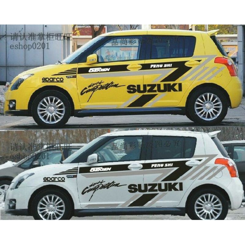 Suzuki swift car sticker list Suzuki swift car full body sticker full ...