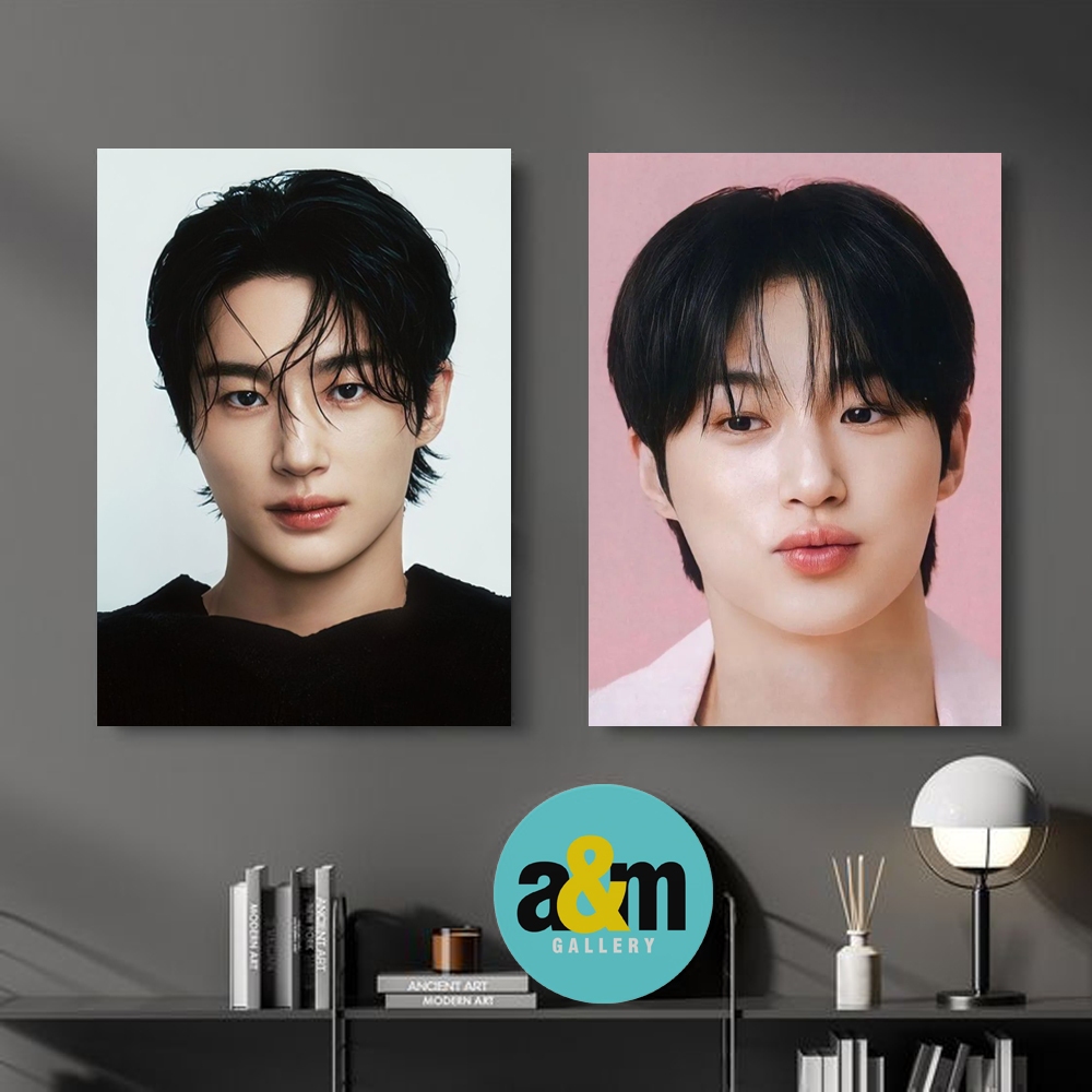 HIASAN DINDING KAYU A&m Byeon Woo Seok Actor Wooden Poster Korean Drama Actor Wall Decoration I ...