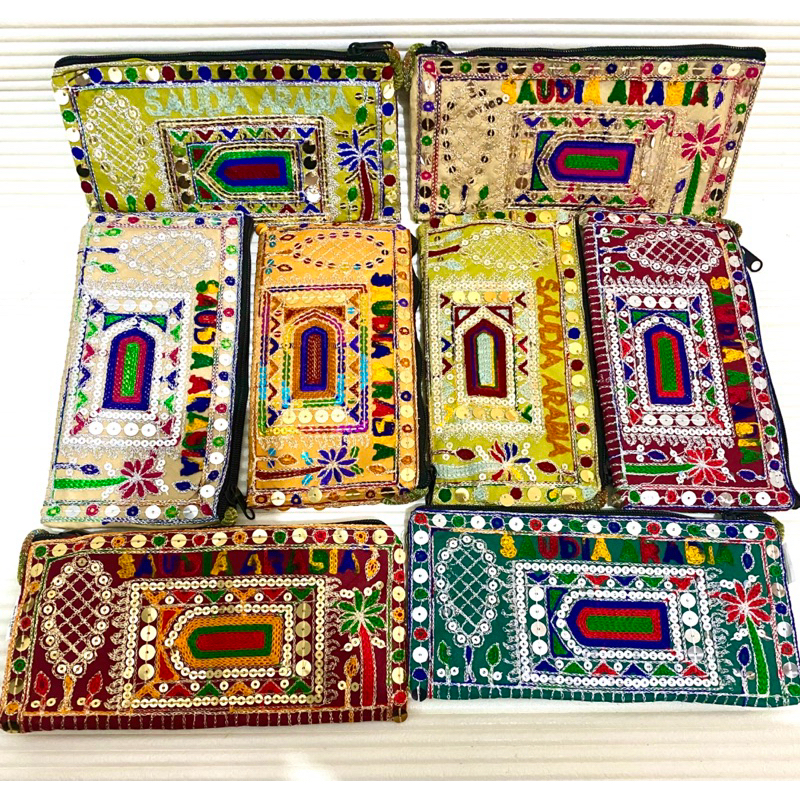 Pakistani Makkah Pouch Wallet 22x11cm 1 DOZEN /12 PCS | Shopee Malaysia