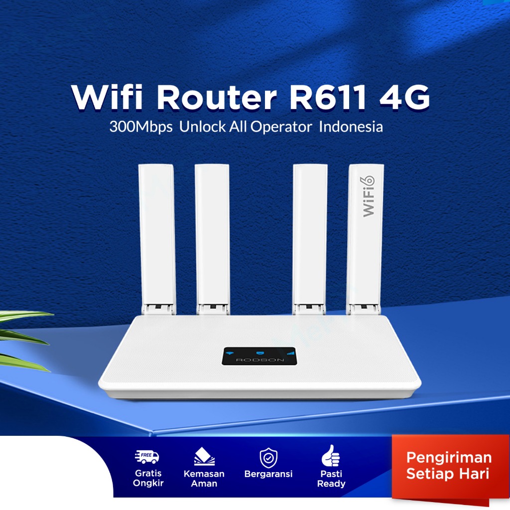 Rodson R611 Wifi6 4G LTE CPE Router 150Mbps Unlock All Operators Free to Use All Simcards ...