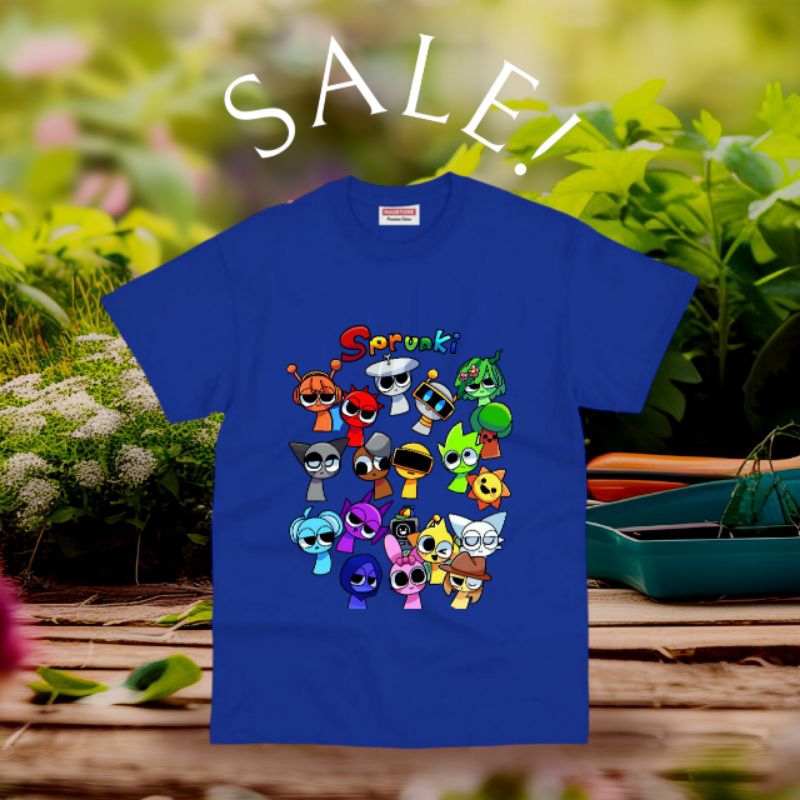 Sprunki INCREDIBOX Children's T-shirts all characters | Shopee Malaysia