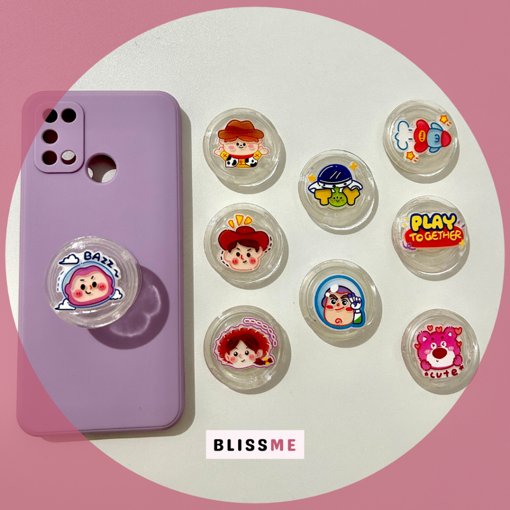 Popsocket Griptok HP Cartoon Toy Story Lotso Buzz Glossy Acrylic Cute ...