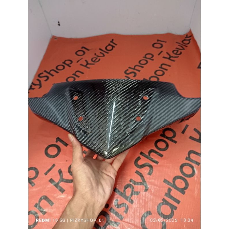 Aerox alpha turbo carbon kevlar front shell | Shopee Malaysia