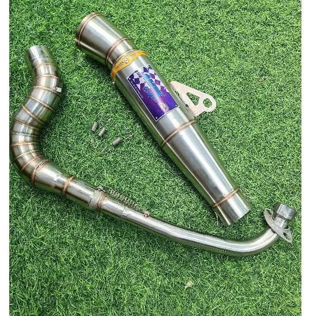 Aun Pipe canister contour open specs exhaust Pipe for Wave 125 Xrm 110/ ...