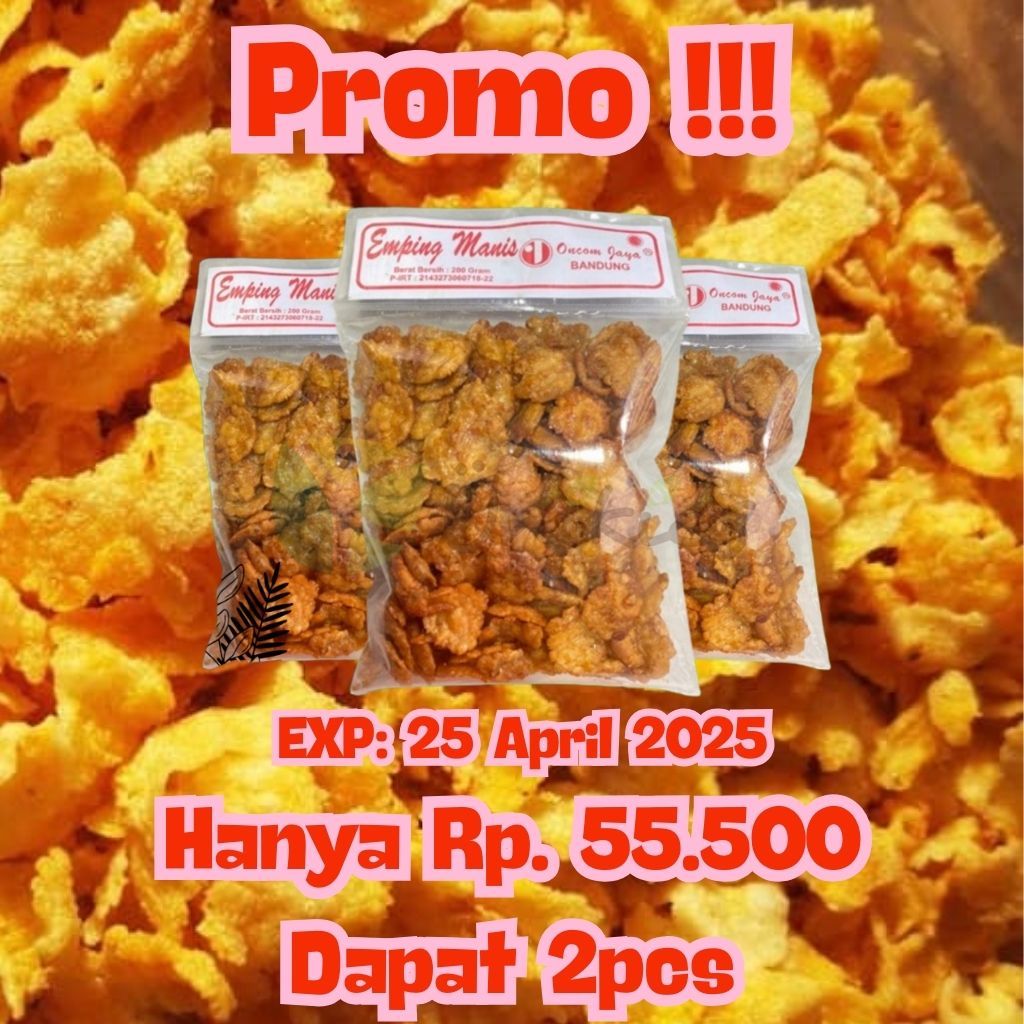 Oncom Jaya Sweet Emping 2pcs (EXP: April 25, 2025) | Shopee Malaysia