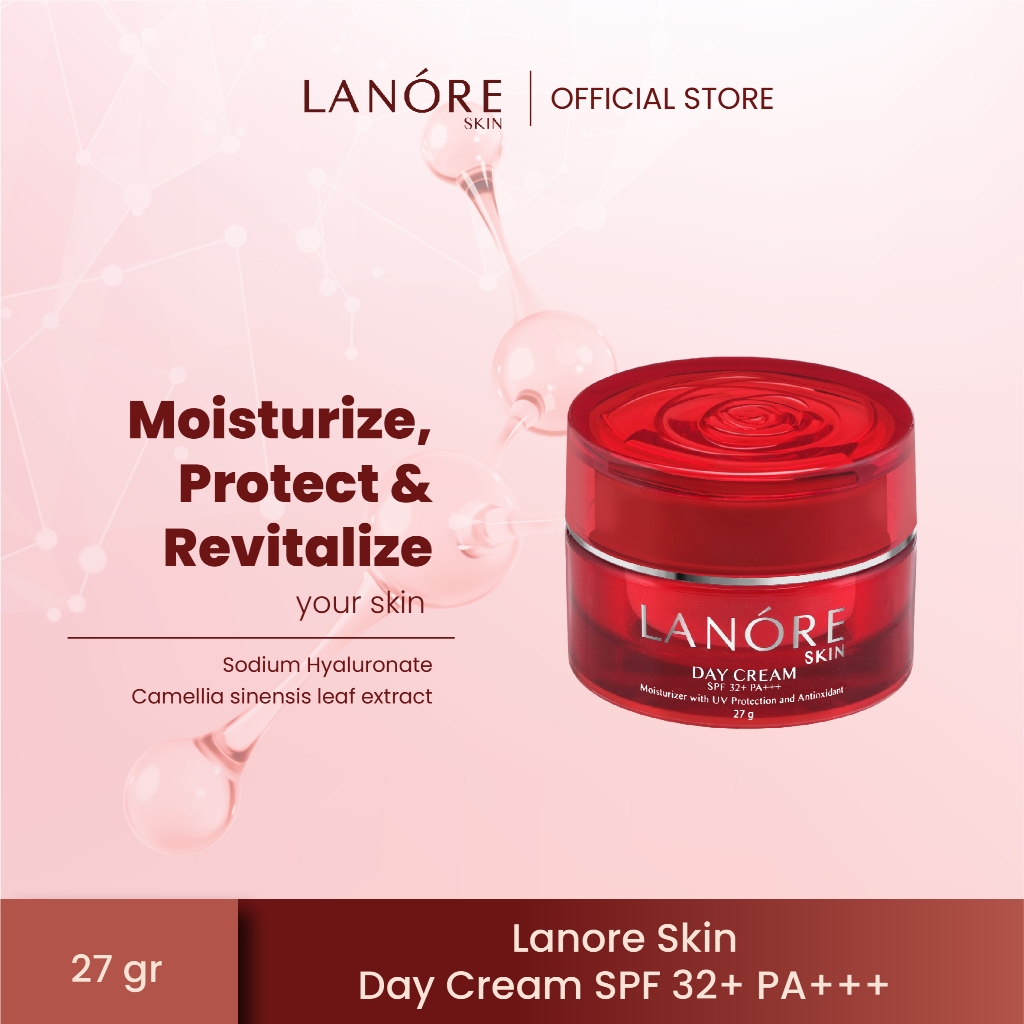 Lanore Skin Day Cream SPF 32+ PA+++ (Moisturizer with UV Protection ...