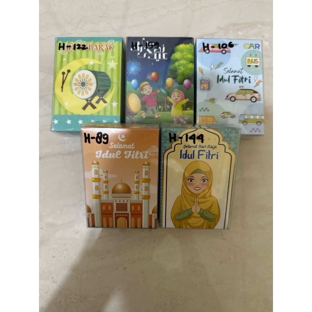 Eid Al-Fitr 2025 Envelope / THR Angpao Contains 50 Sheets / Ramadhan Envelope Mica Packaging ...