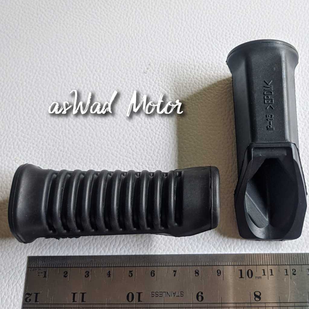 2pcs Right Left Rubber Rear Foot Steps Satria 2Stroke Shark Lumba Smash ...