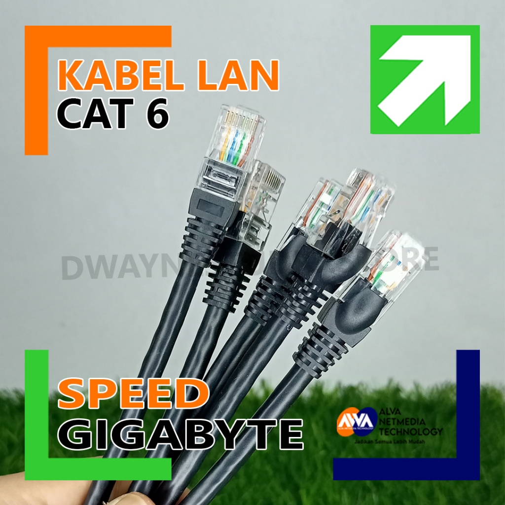 Server CABLE / SHORT LAN CABLE CAT6 (GIGABYTE) | Shopee Malaysia