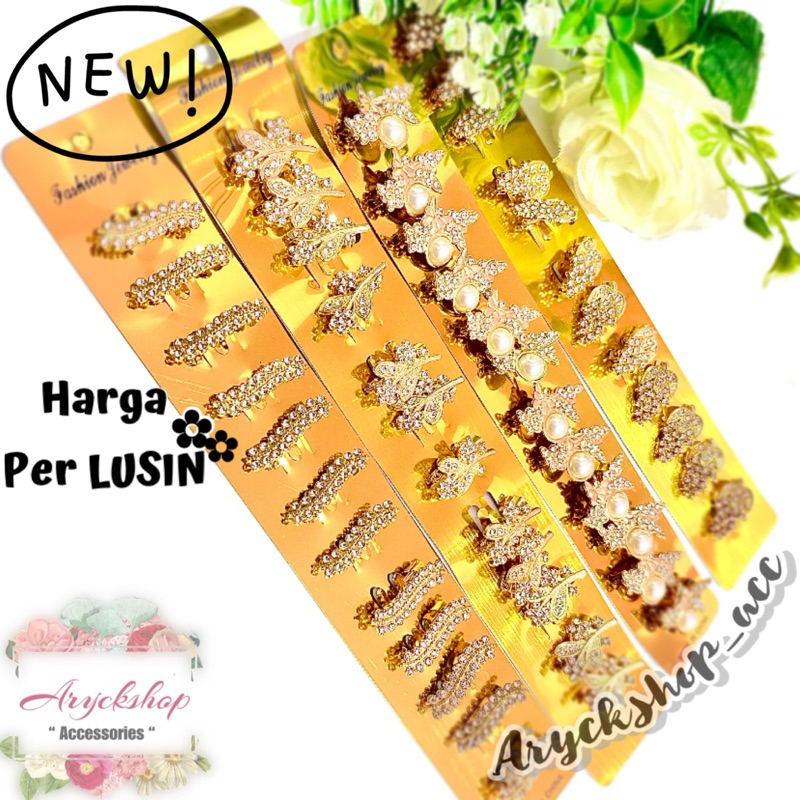 Crystal CHIN BROOCHES Per DOZEN | Contains 12 pcs gold silver hijab ...