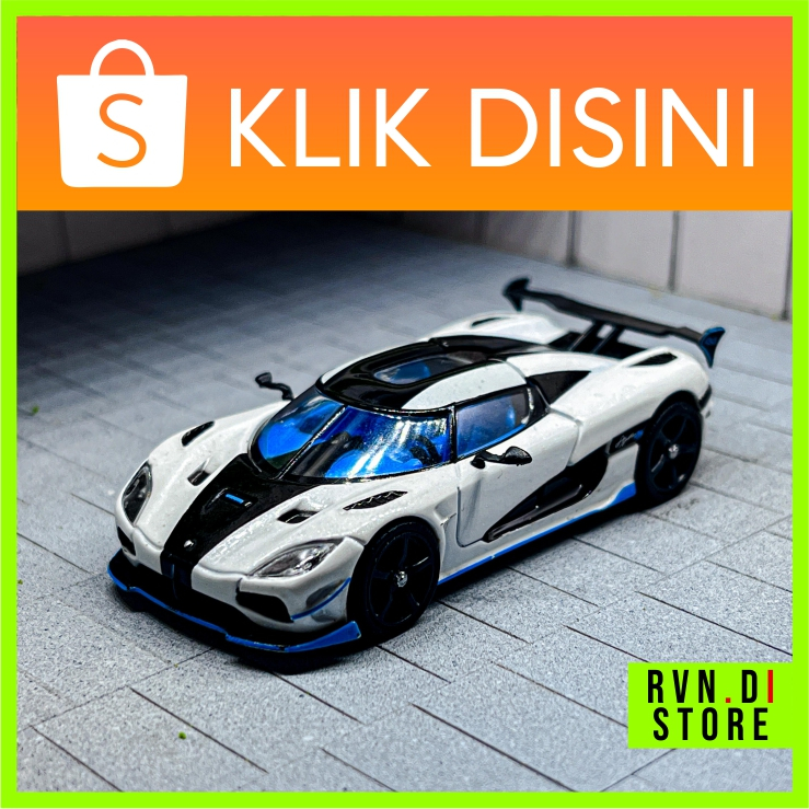 Koenigsegg Agera RS White with Blue Interior Tarmac Works 1/64 No ...