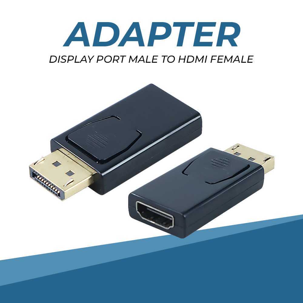 Mini Adapter Display Port Male to HDMI Female Port 1080P DISPLAYPORT ...