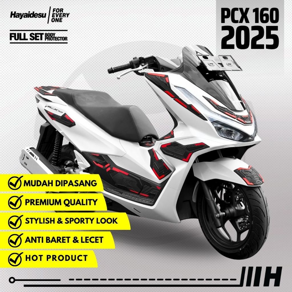 Hayaidesu Body Protector PCX 160 2025 (CBS/ABS/RoadSync) Full Set Cover | Shopee Malaysia