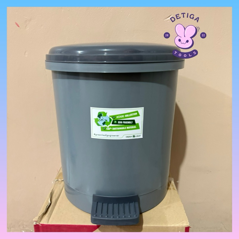 ATARI 9871 - 5 Liter Round Trash Can / Trash Box (Equipped with a ...