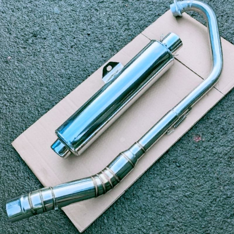 Power pipe canister standard + Big elbow 51mm for Raider 150 carb / Tmx ...