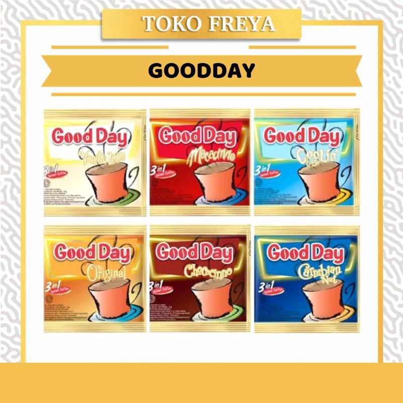 Goodday Instant Coffee 3in1 Good Day Coffee Renteng | Shopee Malaysia