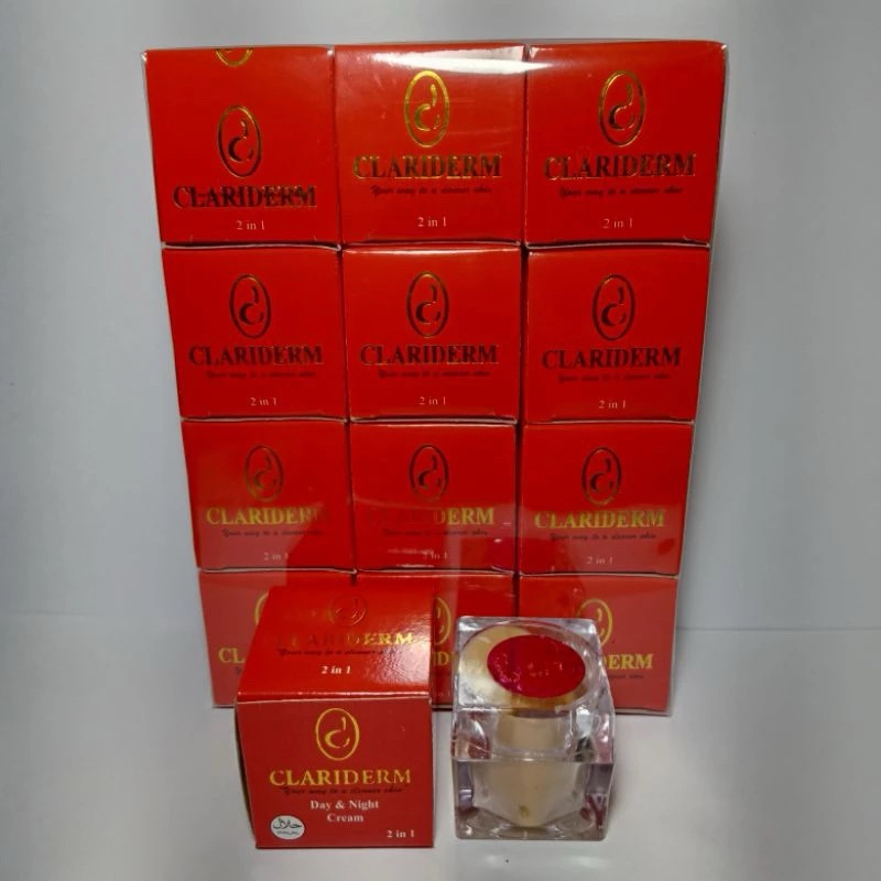 Cream CLARIDERM 2in1 (Dozen) | Shopee Malaysia
