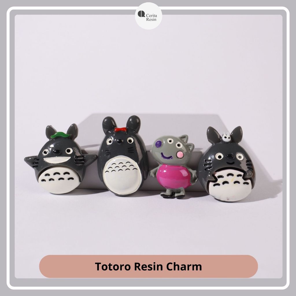 Resin STORIES - Charm Accessories Resin Art Totoro Characters Resin Art ...
