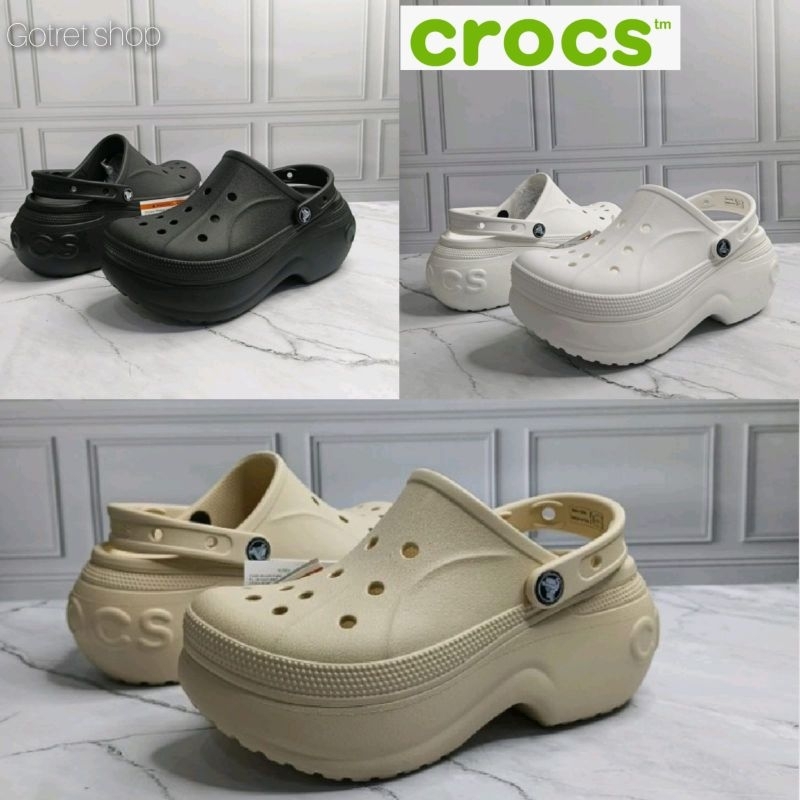 Crocs Bella Clog unisex Sandals/Crocs Bella Clog/Women's Sandals/Crocs Clog Sandals | Shopee ...