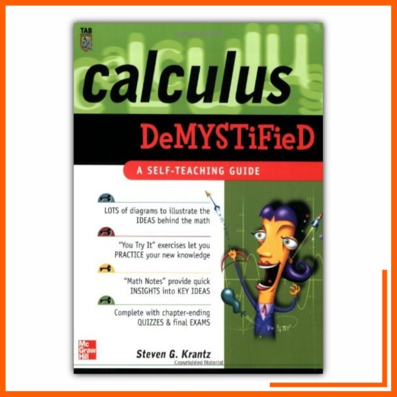 Calculus Demystified: A Self-Teaching Guide Steven G. Krantz | Shopee ...