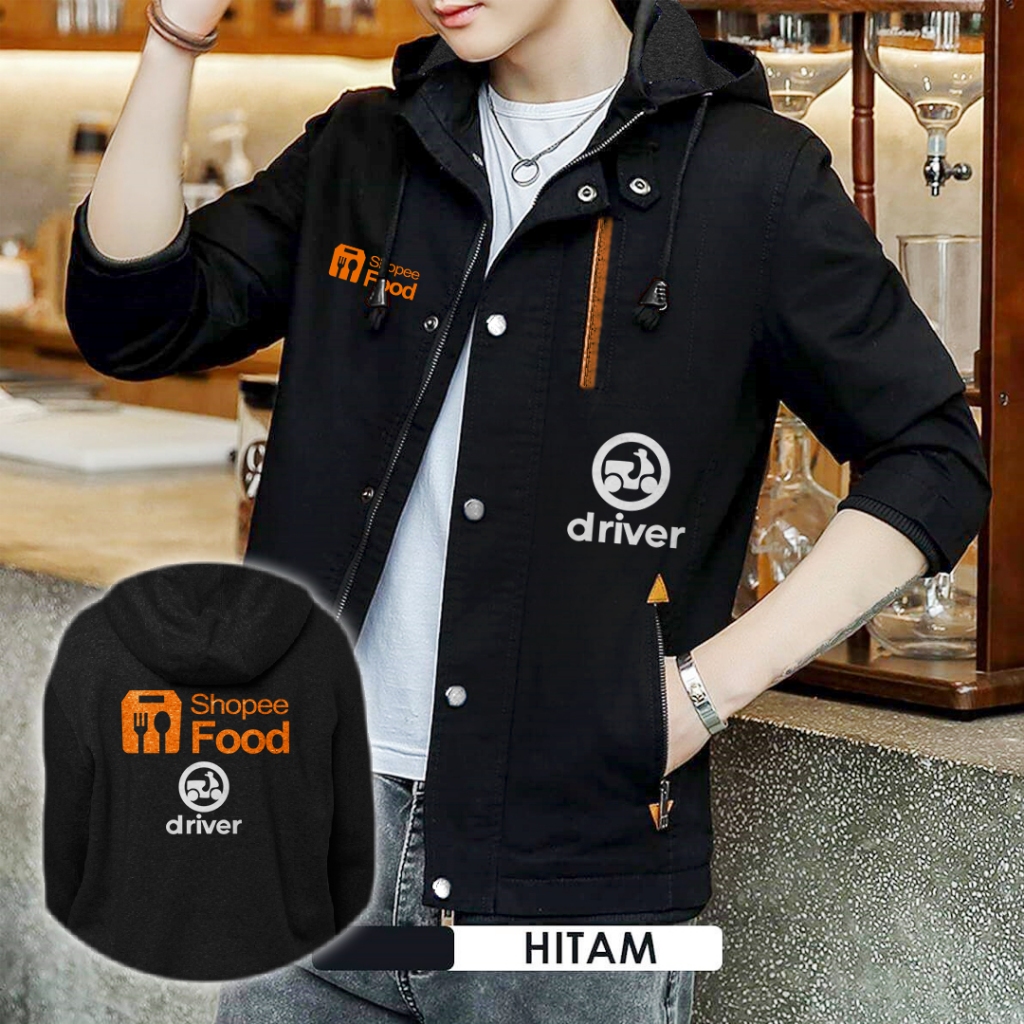 SHOPEE FOOD JACKET SEMI PARKA MODEL COOL DRILL MATERIAL / LATEST DISTRO ...