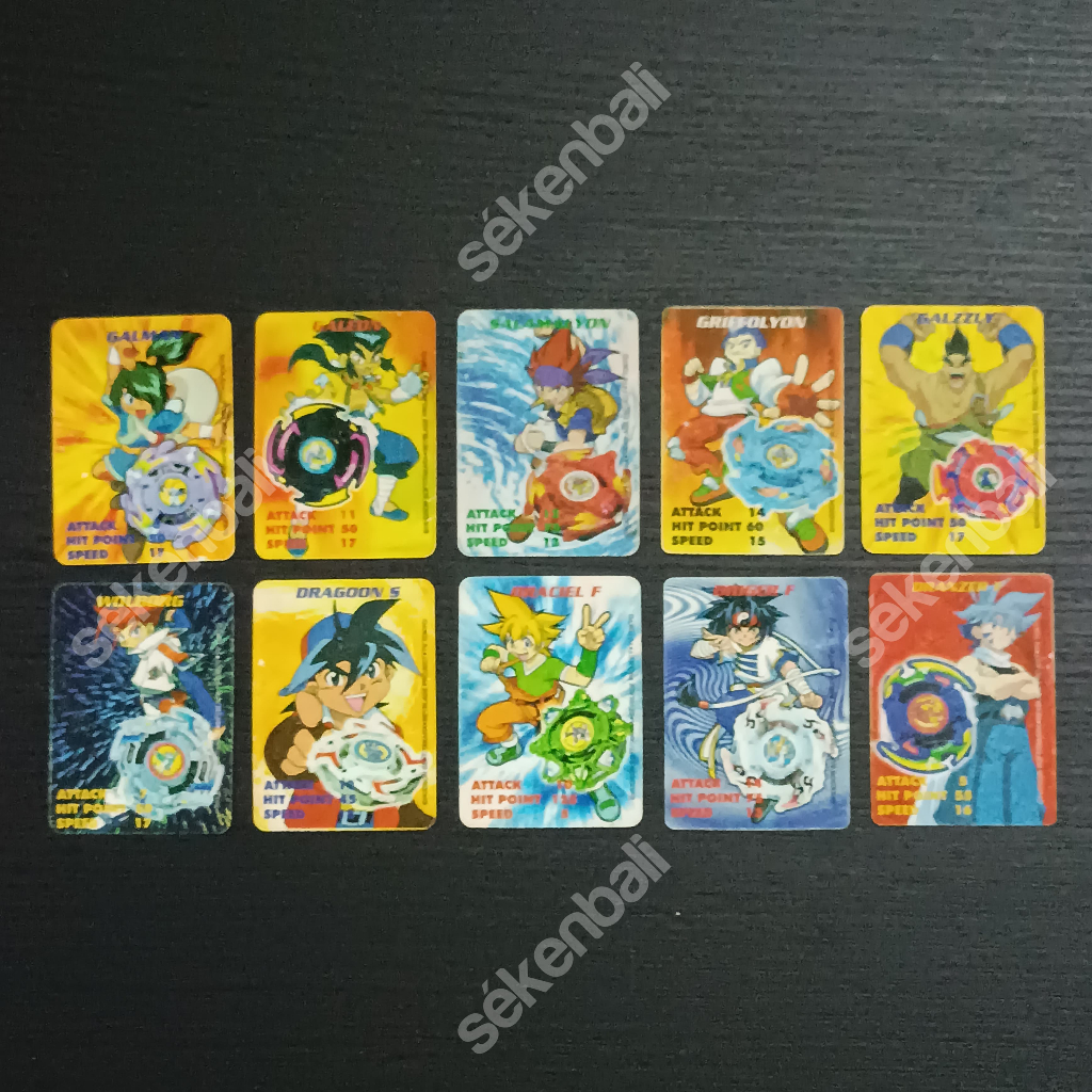(Beyblade) Tazos Beyblade Chiki 2003 Prize - Beyblade Card - Tajos Old ...