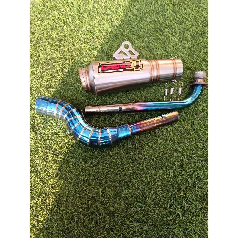 Daeng sai4 Pipe canister conical open specs exhaust Pipe for Wave 125 ...