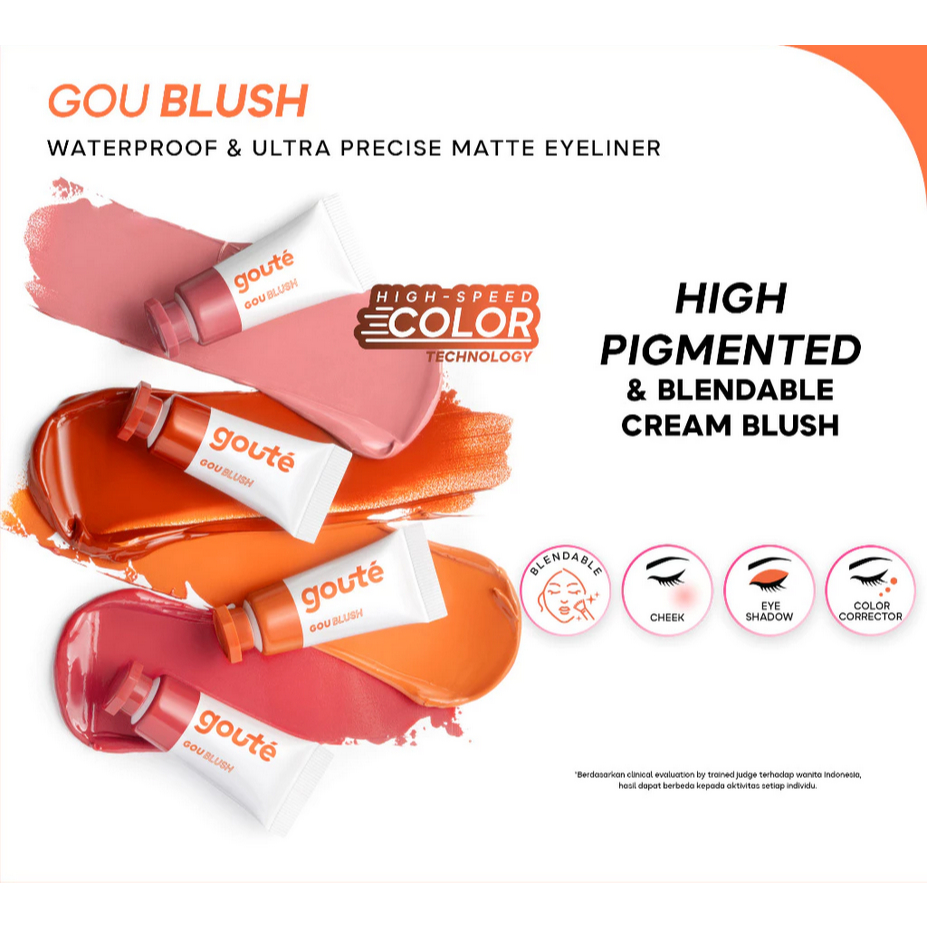 Gouté Goublush - All in One Cream Blush for Blush On, Eye Shadow ...