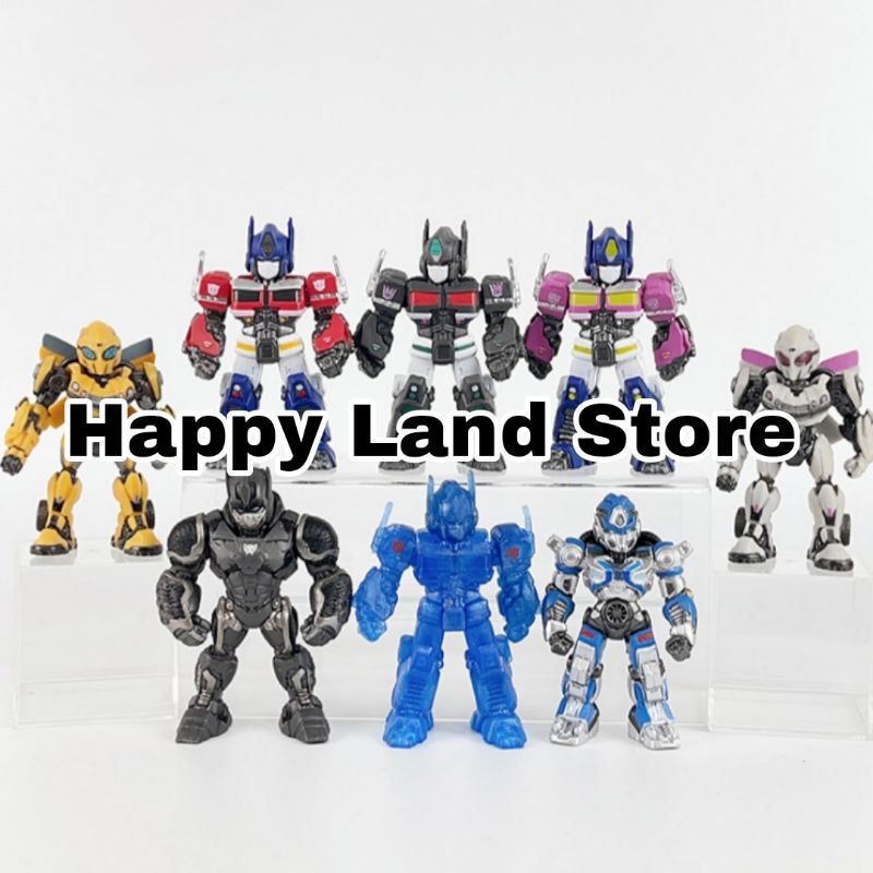 Action Figure Anime Transformers Toys Kids Robot Optimus Chibi ...